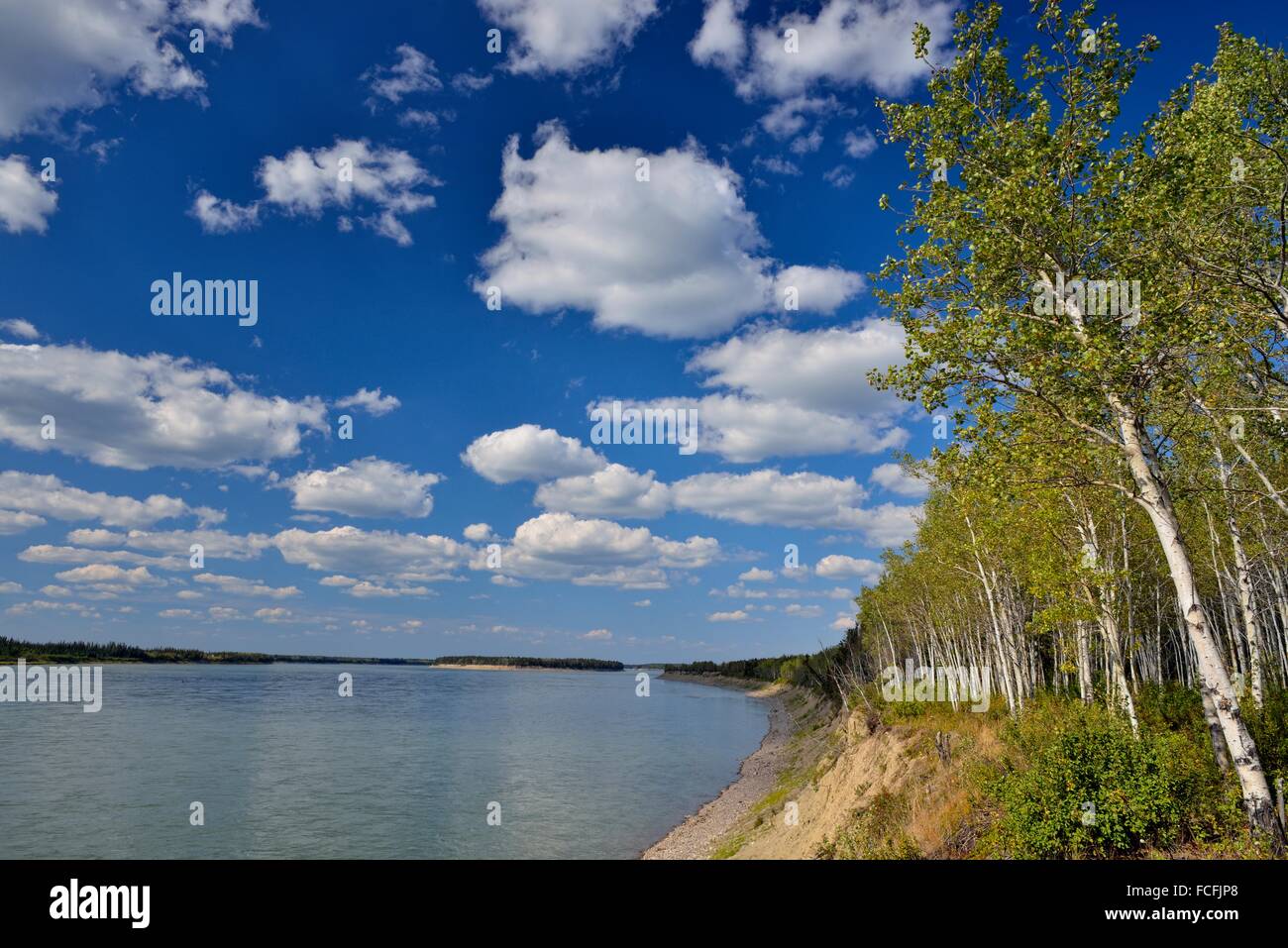 Mackenzie River, Fort Providence, Northwest Territories, Canada Stock ...