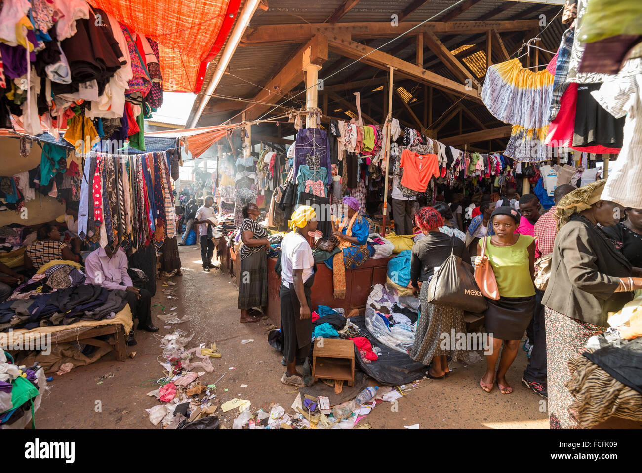 Owino Parkyard Market, Kampala, Uganda, Africa Stock Photo - Alamy