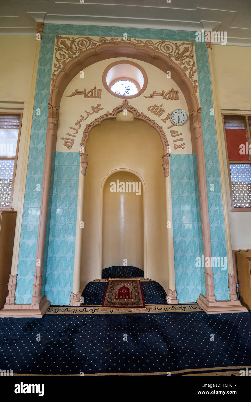 Interior of the Kibuli Mosque, Kampala, Uganda, Africa Stock Photo - Alamy