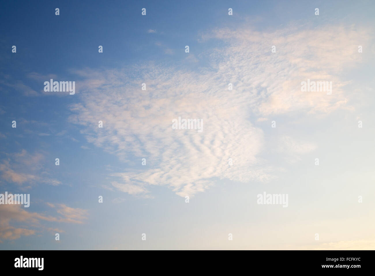in the sky of world cloudy fluffy cloudscape Stock Photo - Alamy