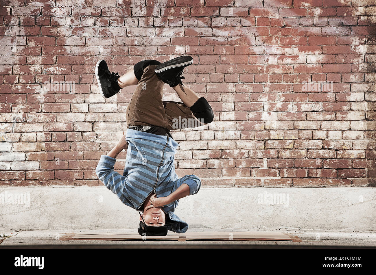 Young male performer balancing hi-res stock photography and images - Alamy