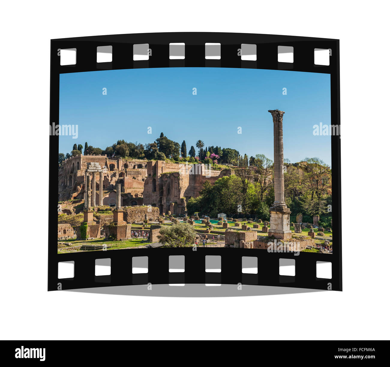 Ancient roman ruins old Cut Out Stock Images & Pictures - Alamy