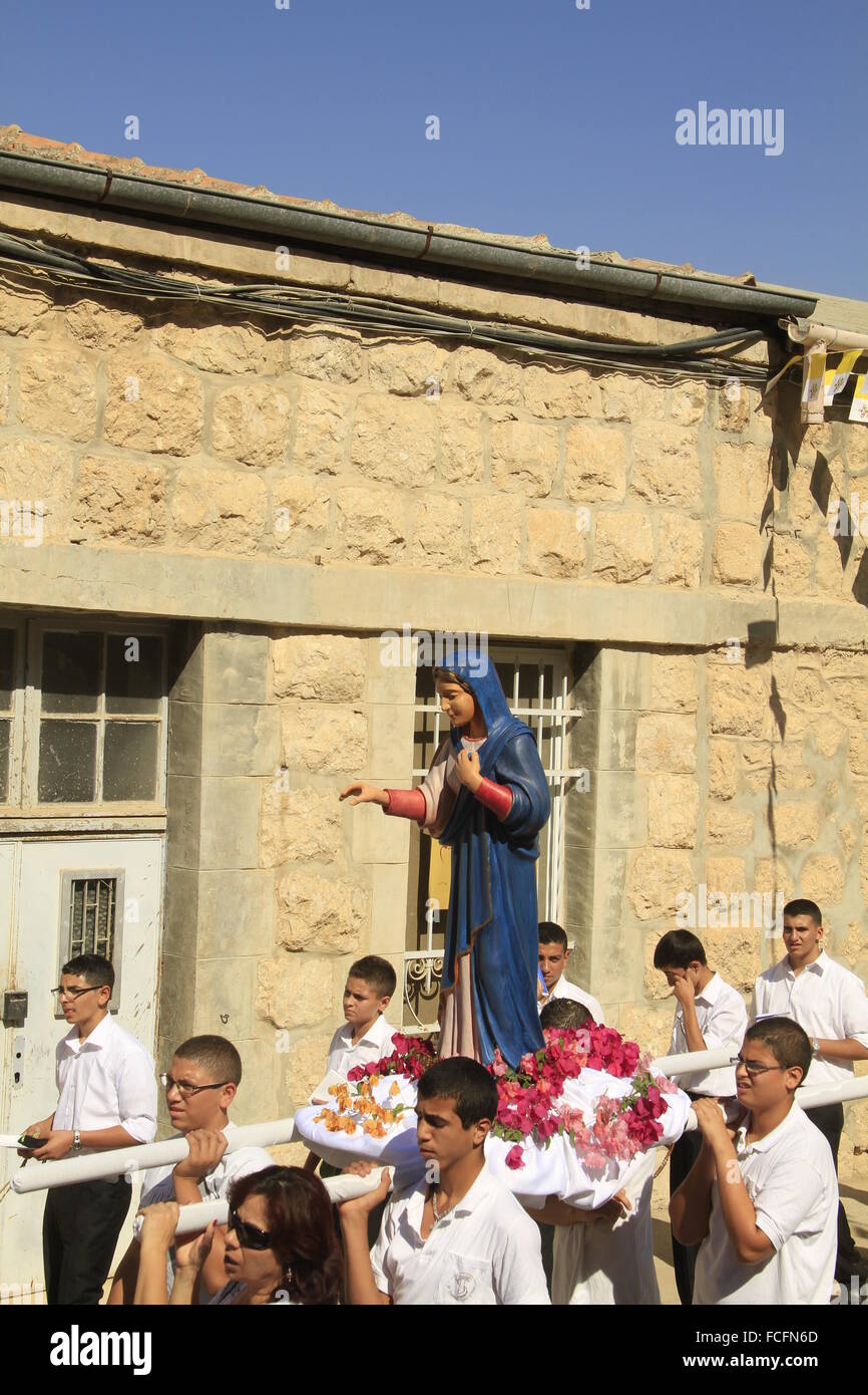 Israel, Shephelah, Feast of Our Lady of Palestine at Deir Rafat “Our ...