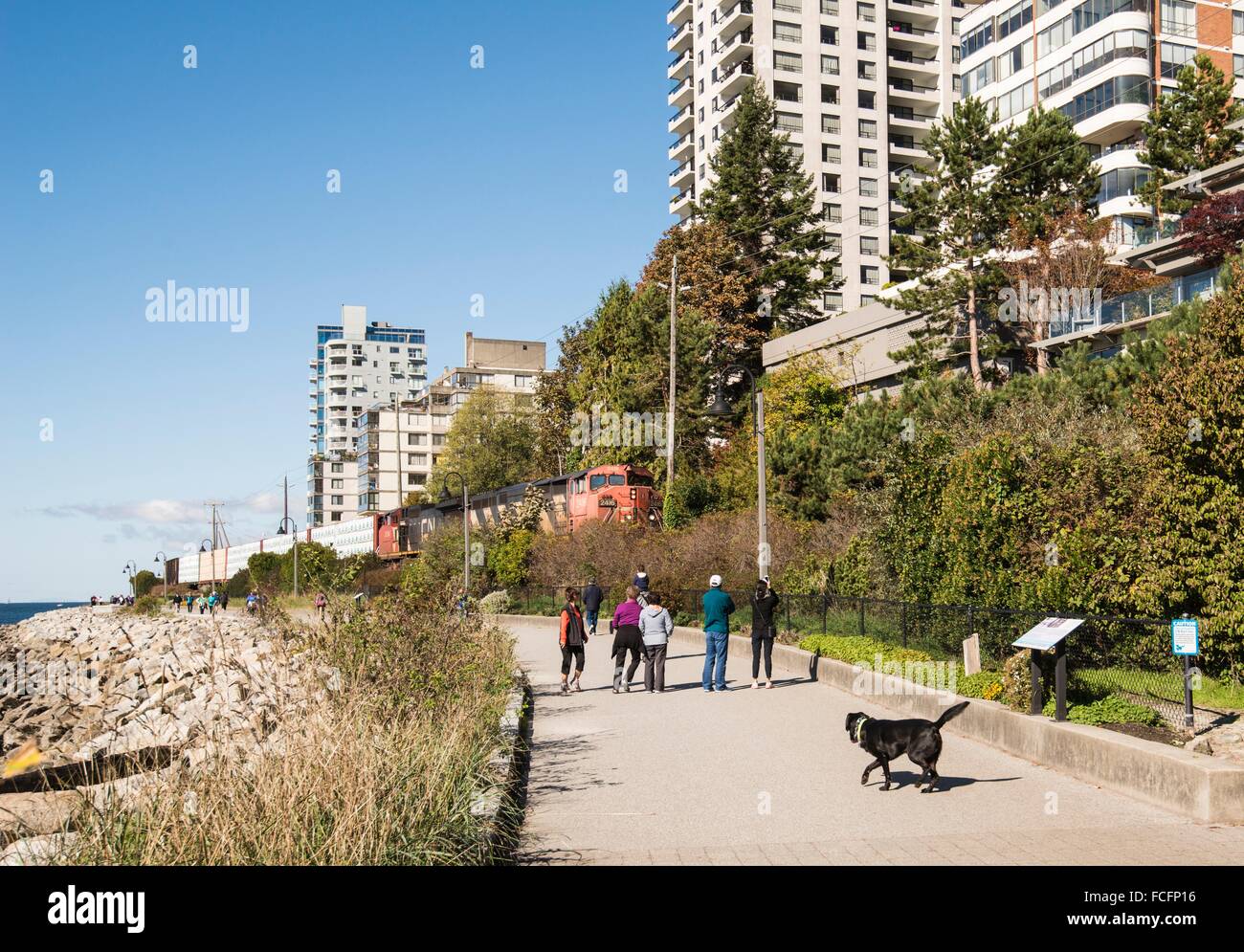 Ambleside park beach canada hi-res stock photography and images - Alamy