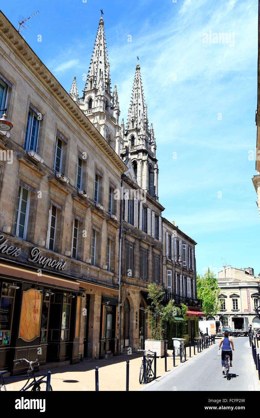 Bordeaux (south-western France): the Chartrons District Stock Photo - Alamy