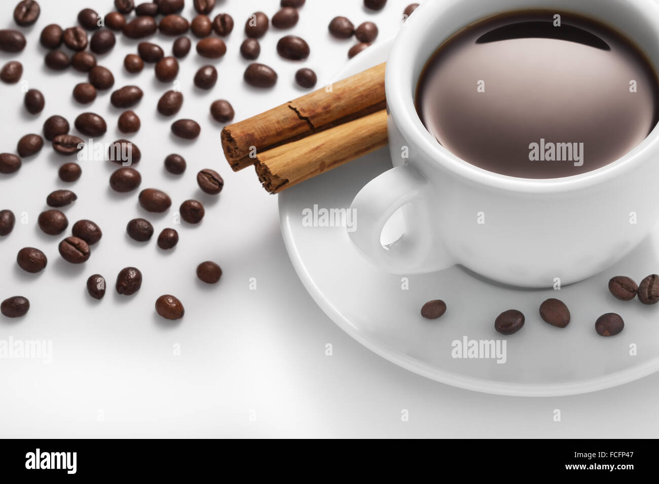 Natural coffee beans cup hi-res stock photography and images - Alamy