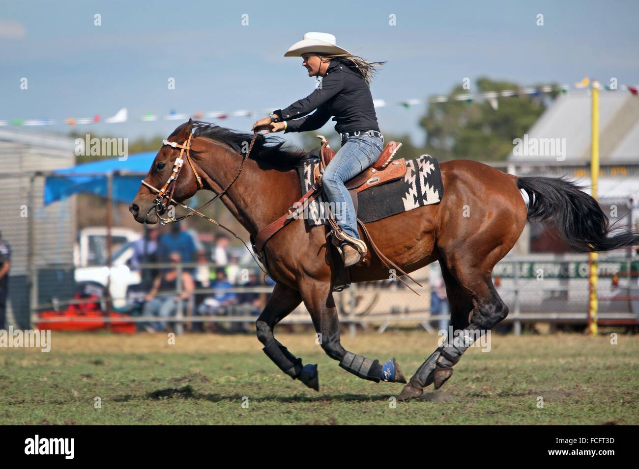 Australian Cowboys at the annual Lang Lang Rodeo. Victoria, Australia ...