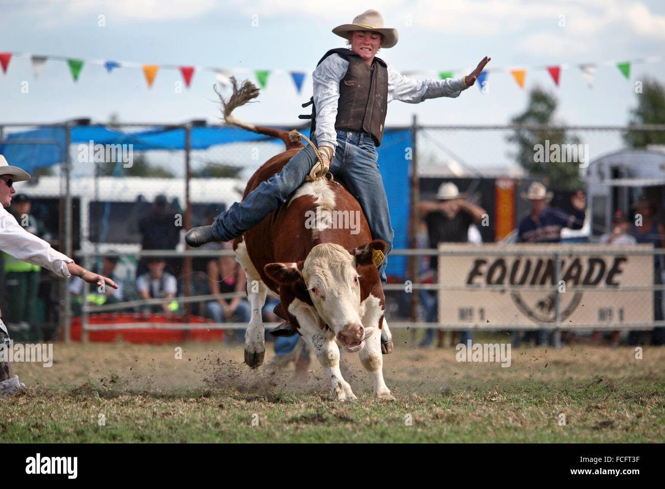 Australian Cowboys at the annual Lang Lang Rodeo. Victoria, Australia ...