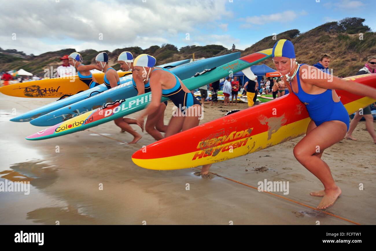 Female surf life saver australia hi-res stock photography and images ...