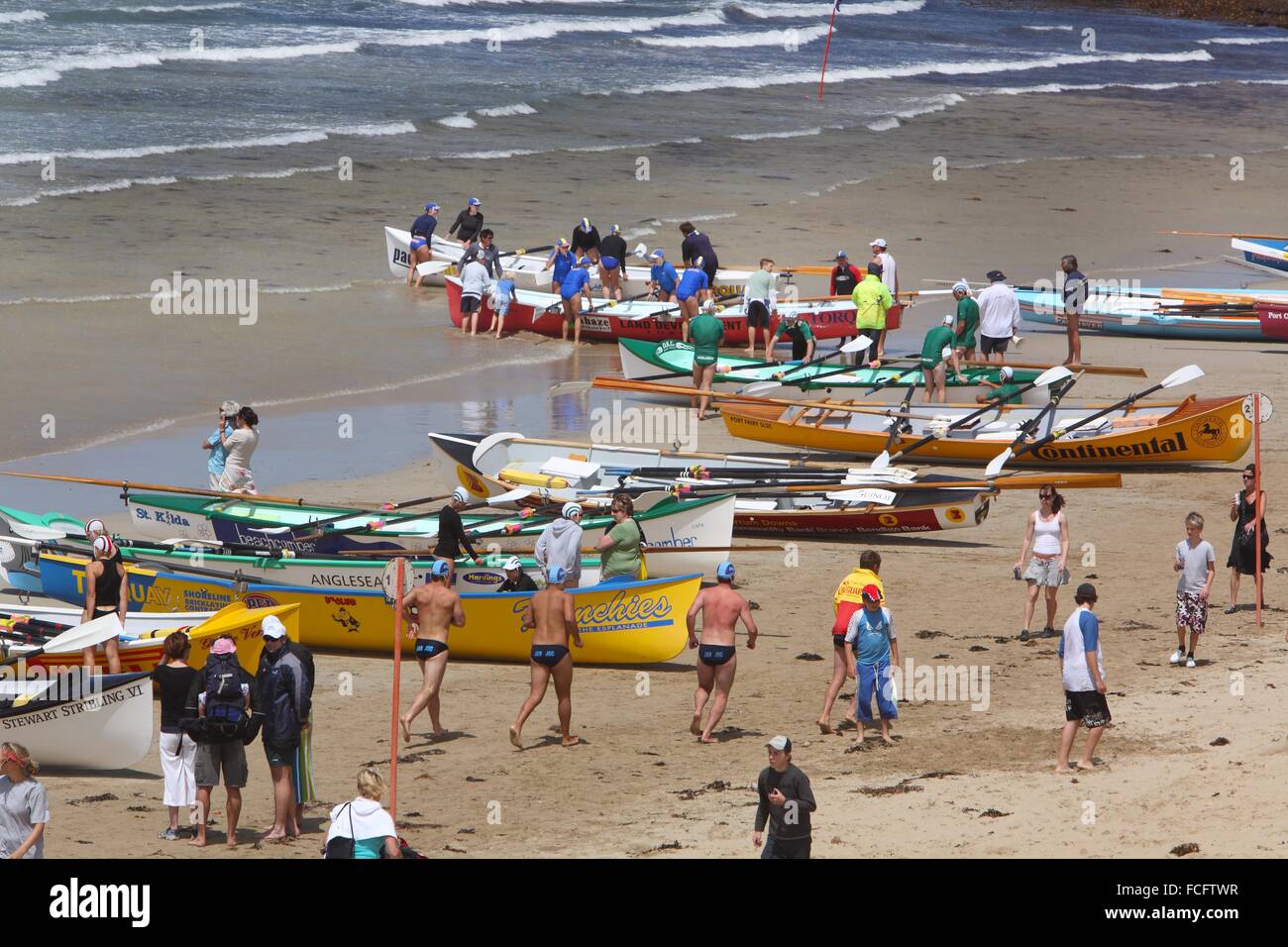 Australian surfboat carnival hi-res stock photography and images - Alamy