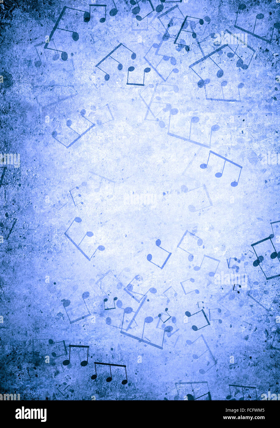 Conceptual image of music theme with keys and notes Stock Photo - Alamy