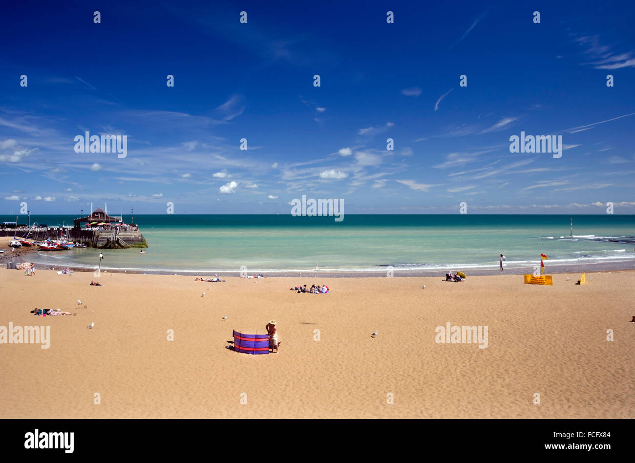 A day at the seaside Stock Photo - Alamy