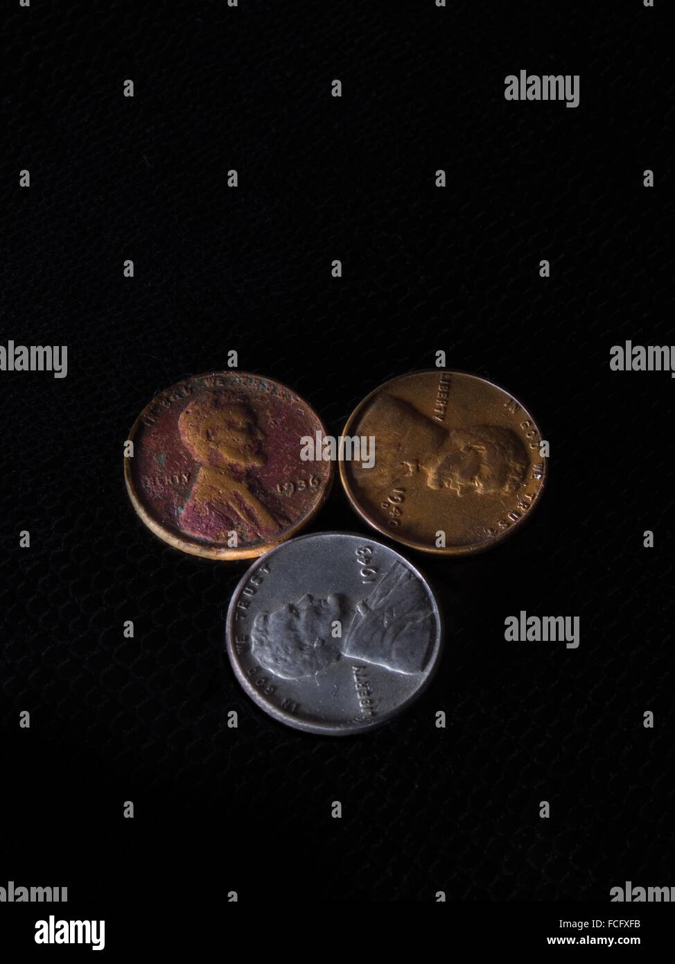 Old pennies hi-res stock photography and images - Alamy