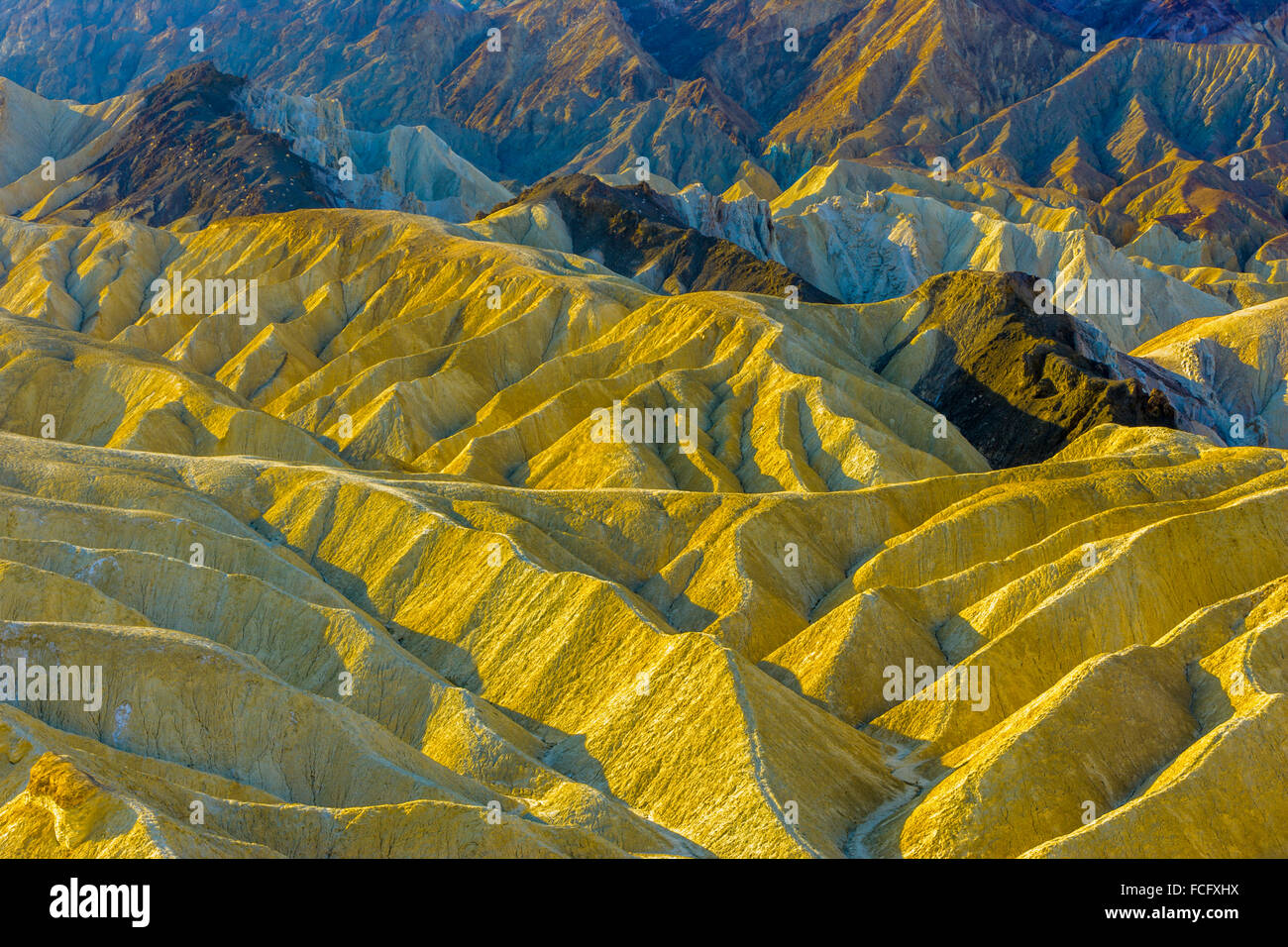 Zabriskie Point in Death Valley, California Stock Photo - Alamy
