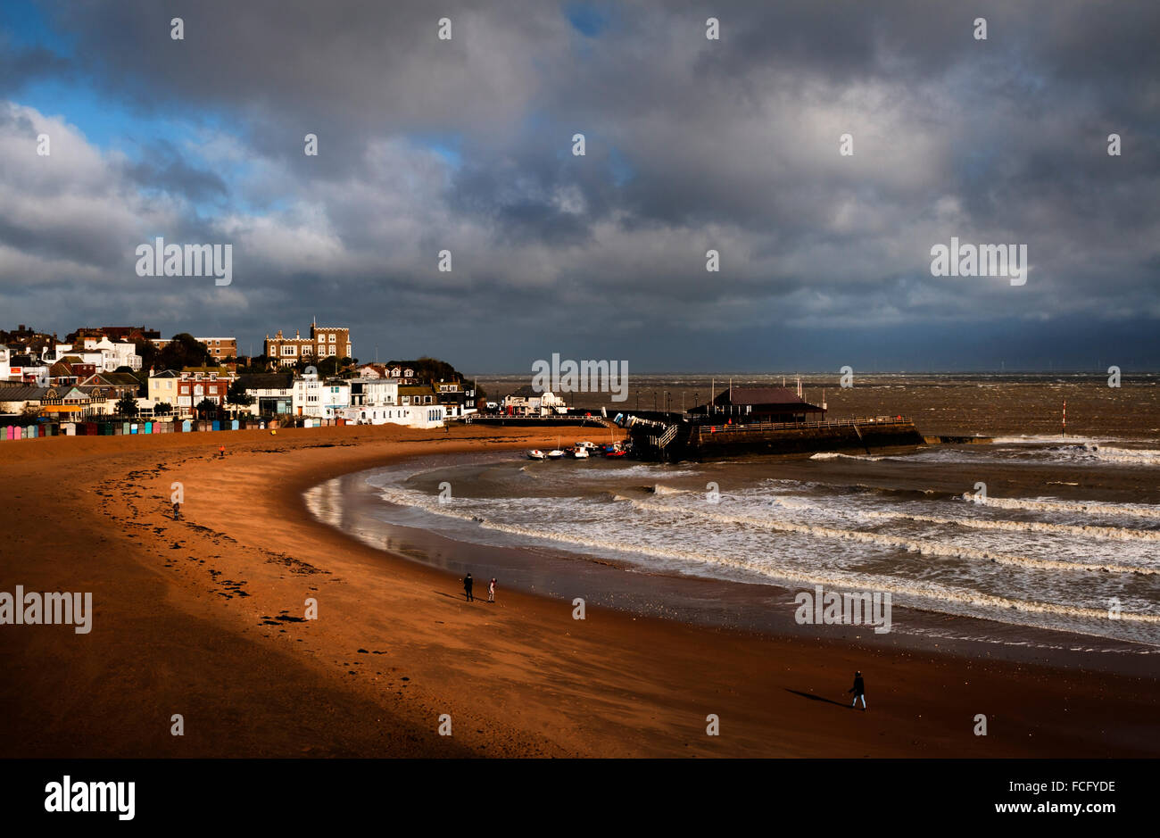 Viking Bay beach Stock Photo - Alamy