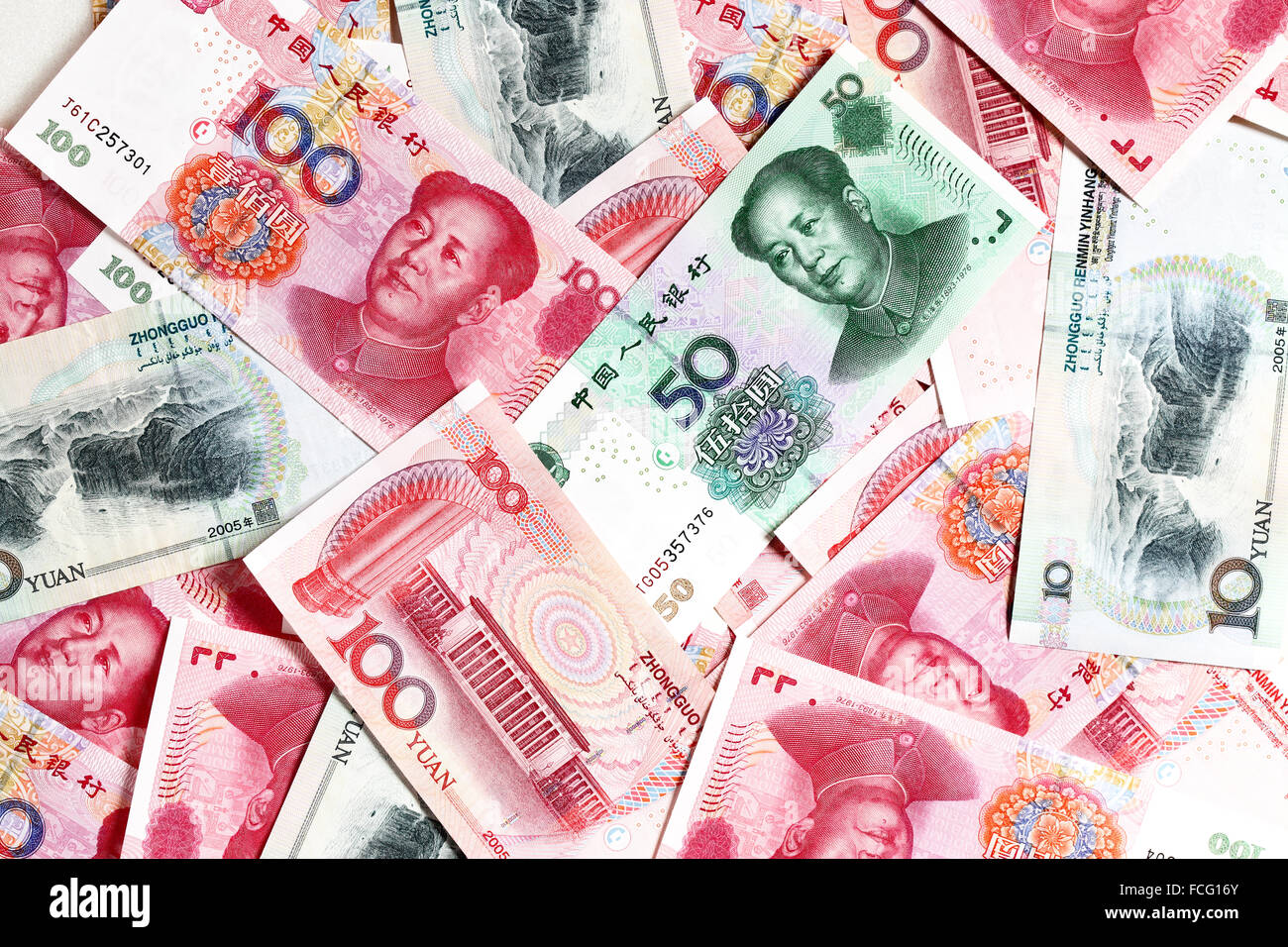 Chinese yuan bank-notes close up Stock Photo - Alamy