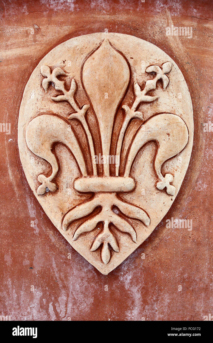 The Lily - The Emblem of Florence Stock Photo - Alamy