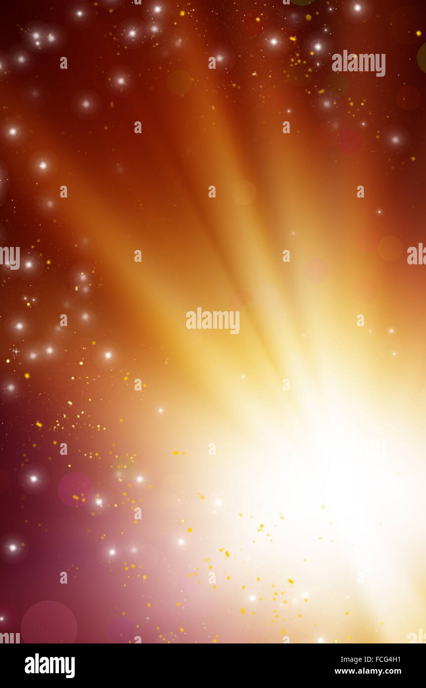 Field of daisies, lit by the sun Stock Photo - Alamy