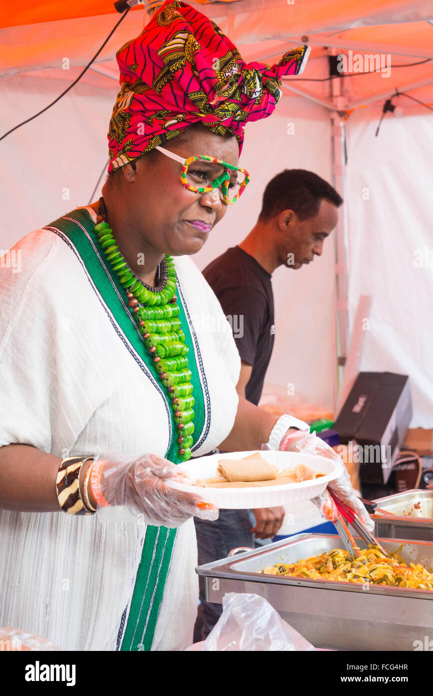 African food serving street hi-res stock photography and images - Alamy