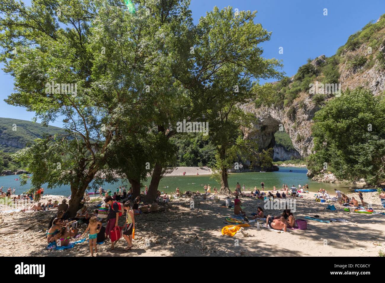 NATURE RESERVE OF THE GORGES OF THE ARDECHE, ARDECHE (07), RHONE ALPES ...