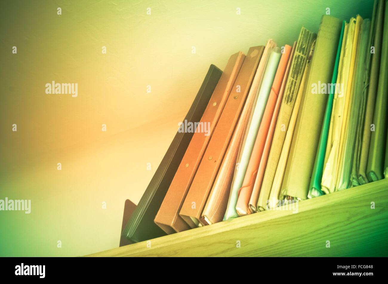 Old file folders hi-res stock photography and images - Alamy