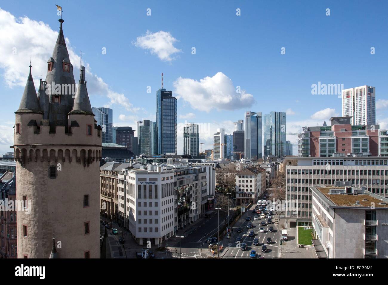 ILLUSTRATION OF FRANKFURT, STATE OF HESSE, GERMANY Stock Photo - Alamy