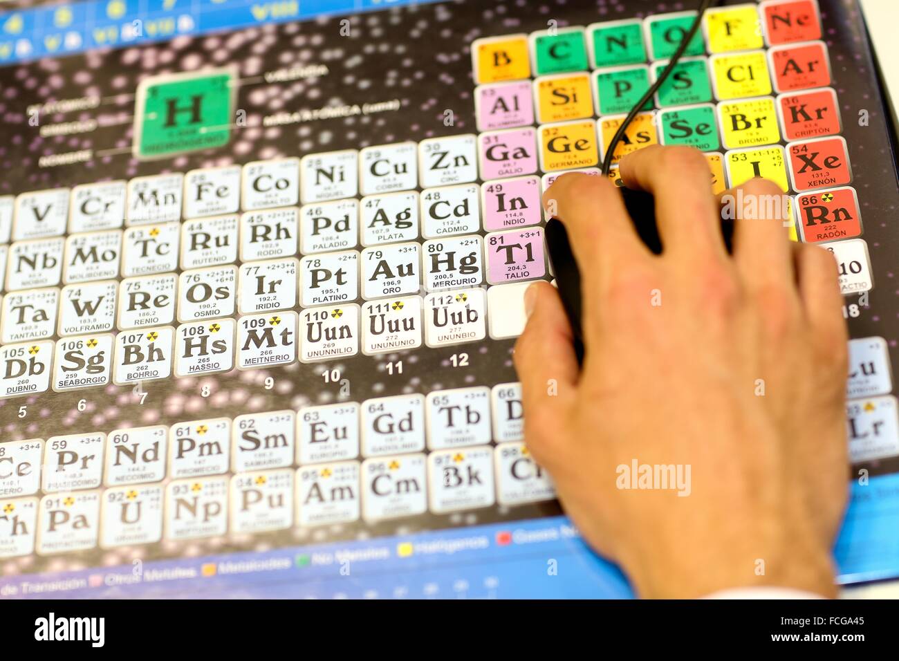 Periodic table computer hi-res stock photography and images - Alamy
