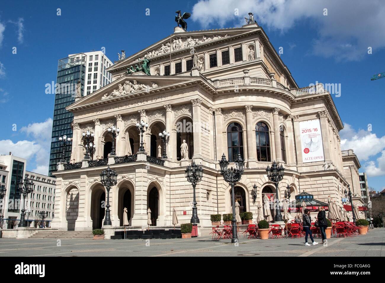 ILLUSTRATION OF FRANKFURT, STATE OF HESSE, GERMANY Stock Photo - Alamy