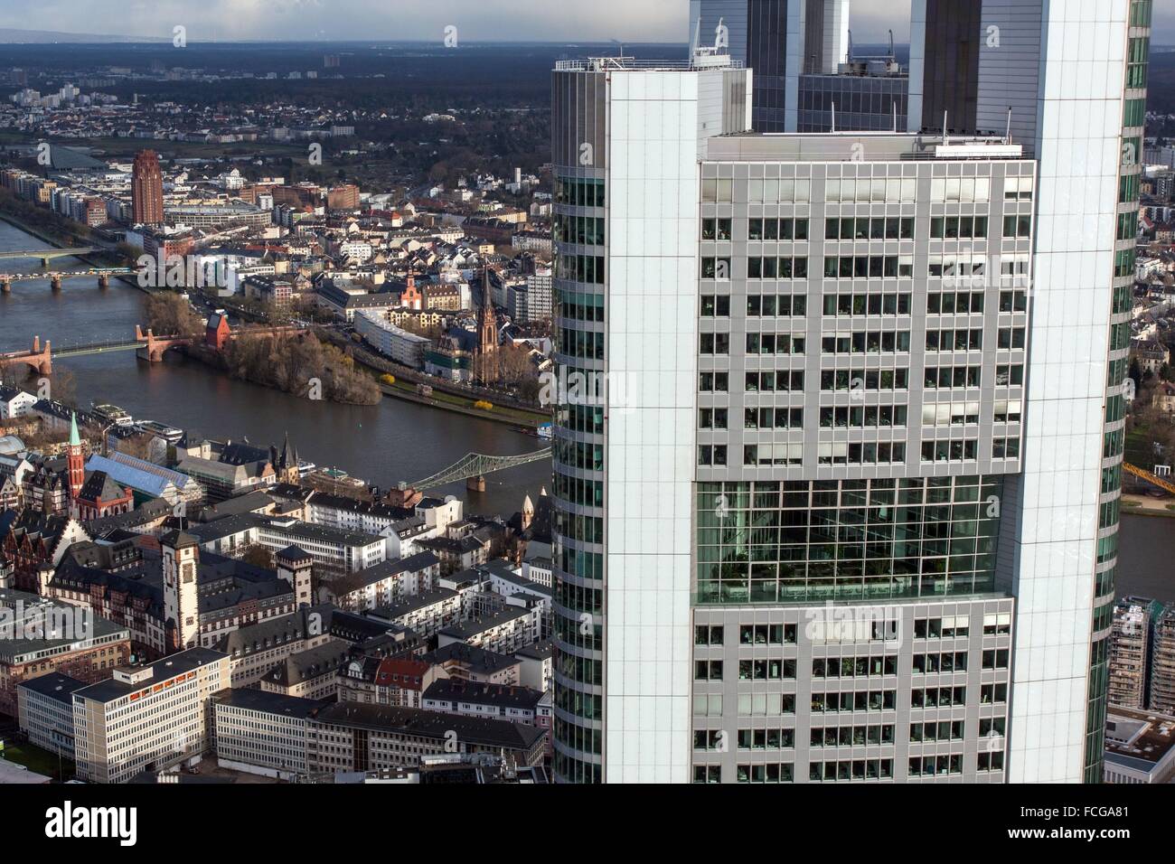 ILLUSTRATION OF FRANKFURT, STATE OF HESSE, GERMANY Stock Photo - Alamy