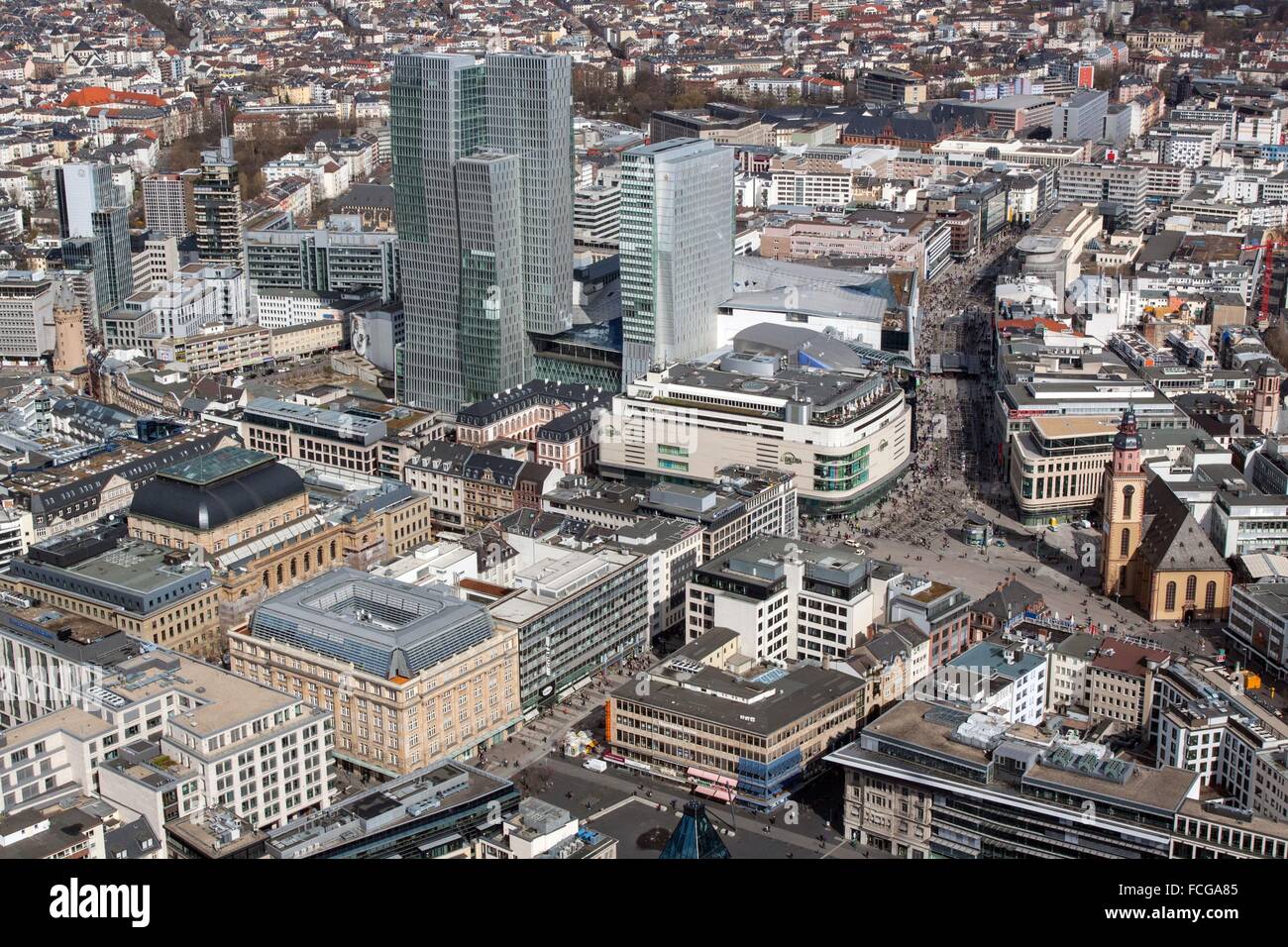 ILLUSTRATION OF FRANKFURT, STATE OF HESSE, GERMANY Stock Photo - Alamy
