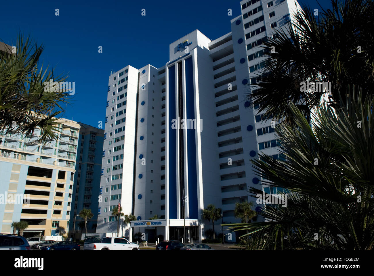 Regency Towers Myrtle Beach South Carolina USA Stock Photo - Alamy