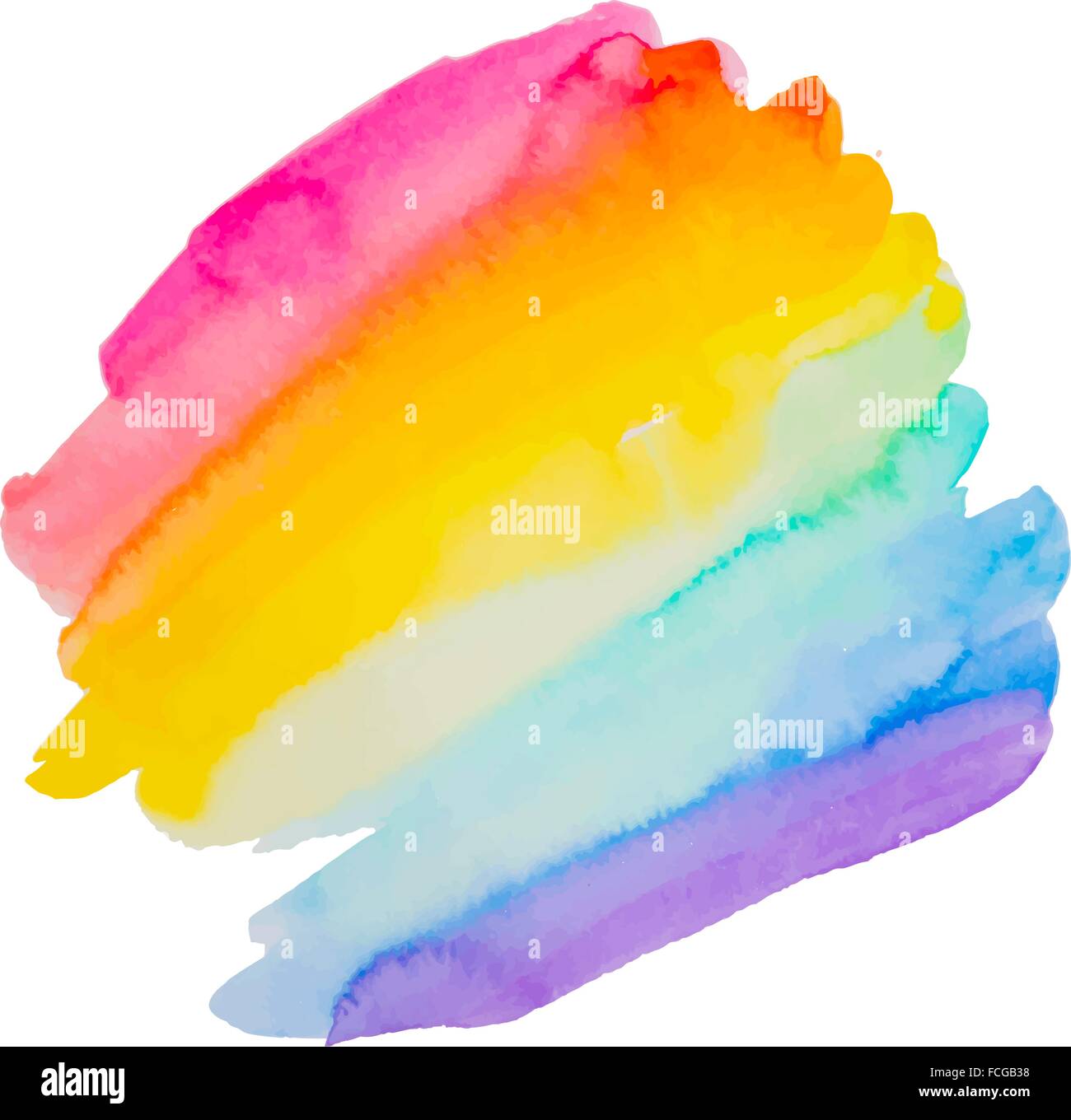 vector watercolor rainbow gradient Stock Vector Image & Art - Alamy