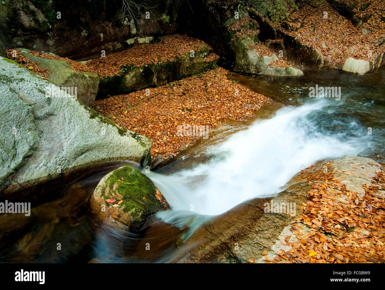 Sichuan Guangwu Mountains River Stock Photo - Alamy