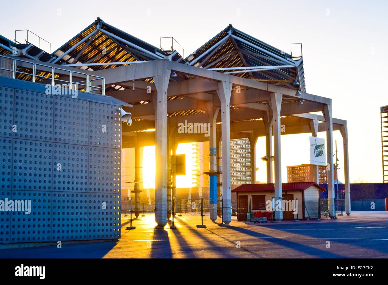 Forest of Columns, Parc del Fòrum, Forum Park. Diagonal Mar, Barcelona ...