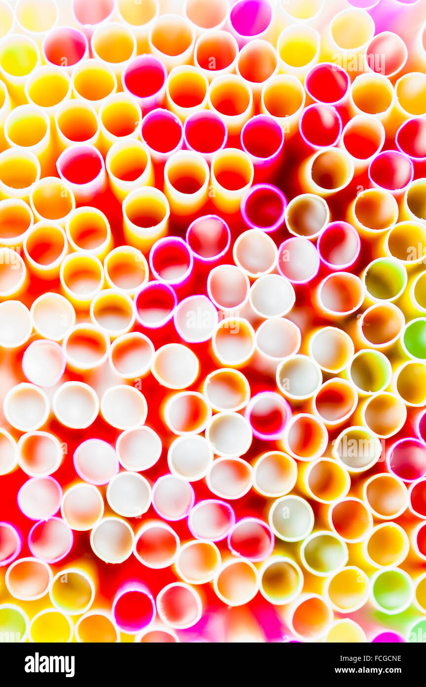 Box of straws seen from above Stock Photo - Alamy