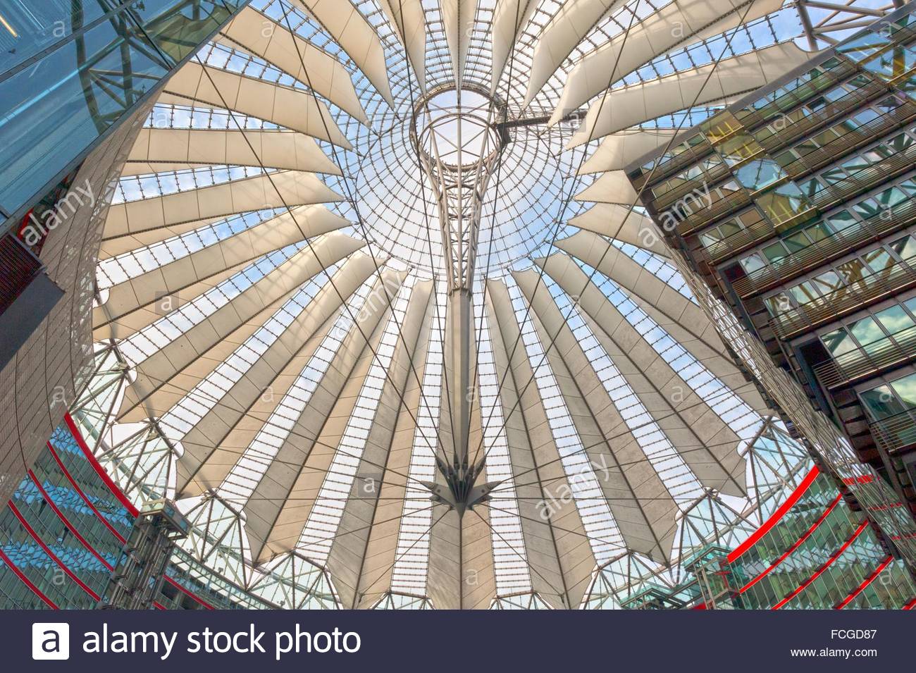 Sony Center By Architect Helmut Jahn High Resolution Stock Photography ...