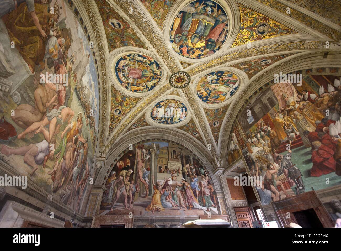 Vatican Mural Painting Wall Rome High Resolution Stock Photography and ...