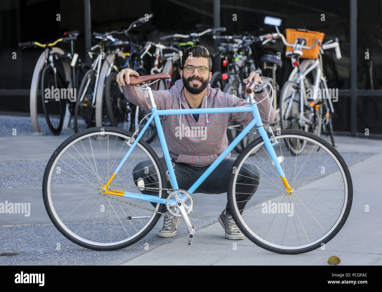 Los Angeles, California, USA. 1st Dec, 2015. Adam Kalamchi, co-founder ...