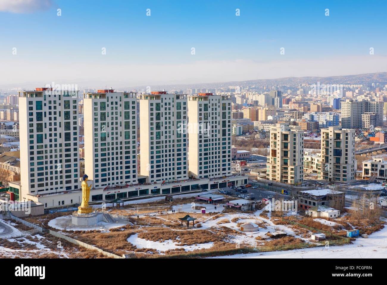 Ulan bator in the evening, mongolia hi-res stock photography and images ...