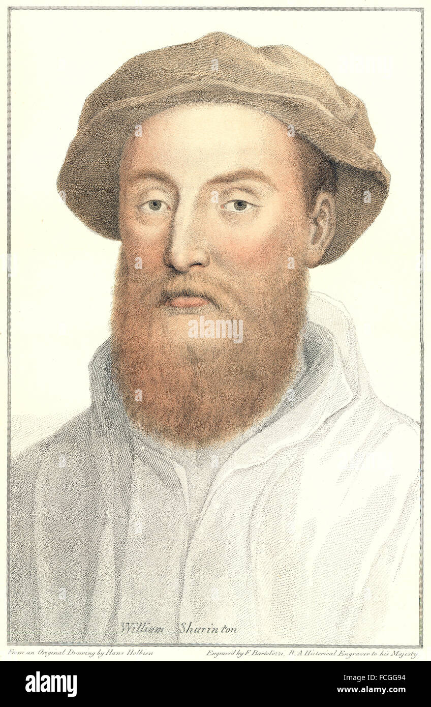 HOLBEIN-HENRY VIII COURT: Sir William Sherington (Sharinton ...