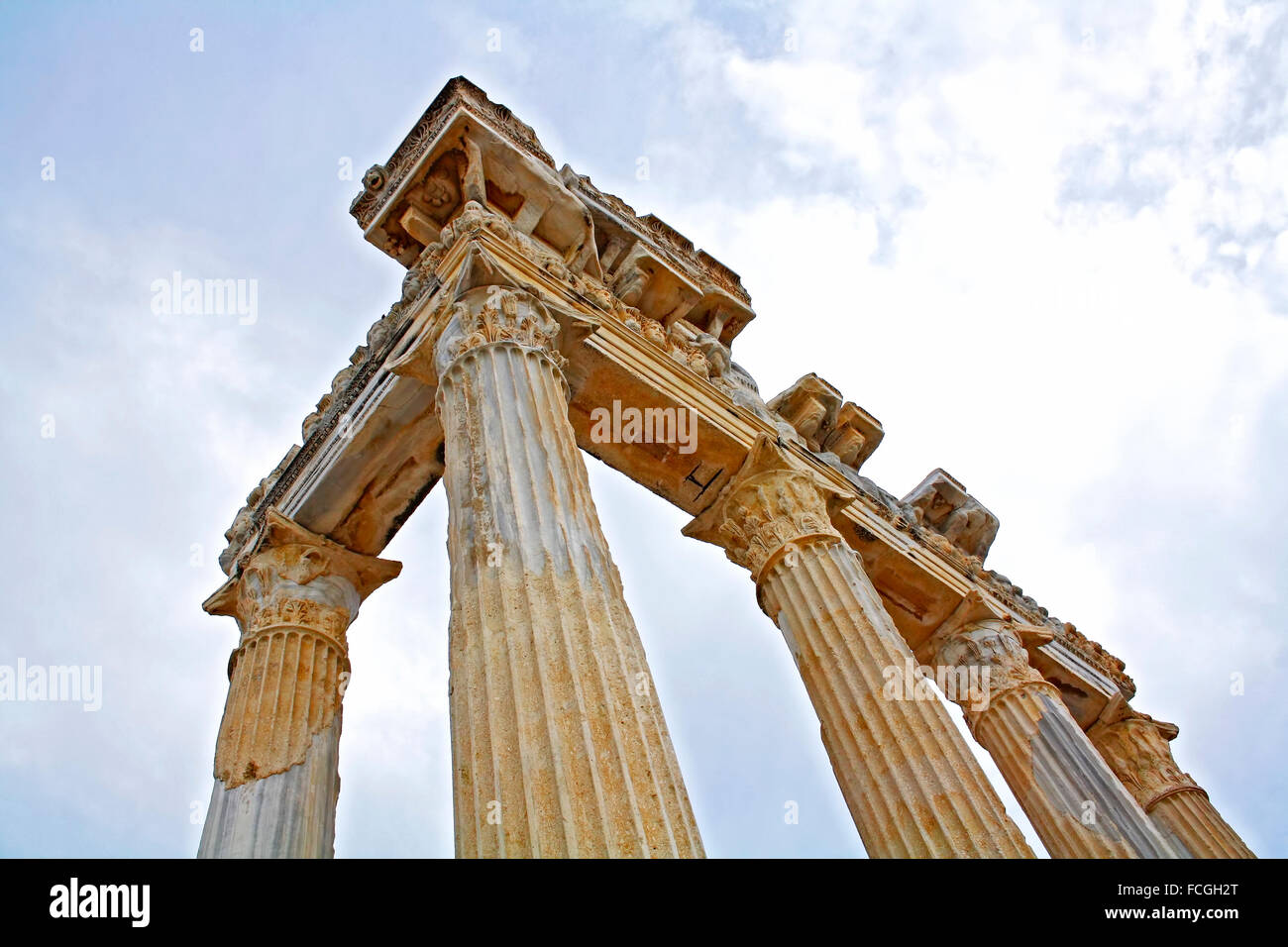 Temple of Apollo in Side, Turkey Stock Photo - Alamy