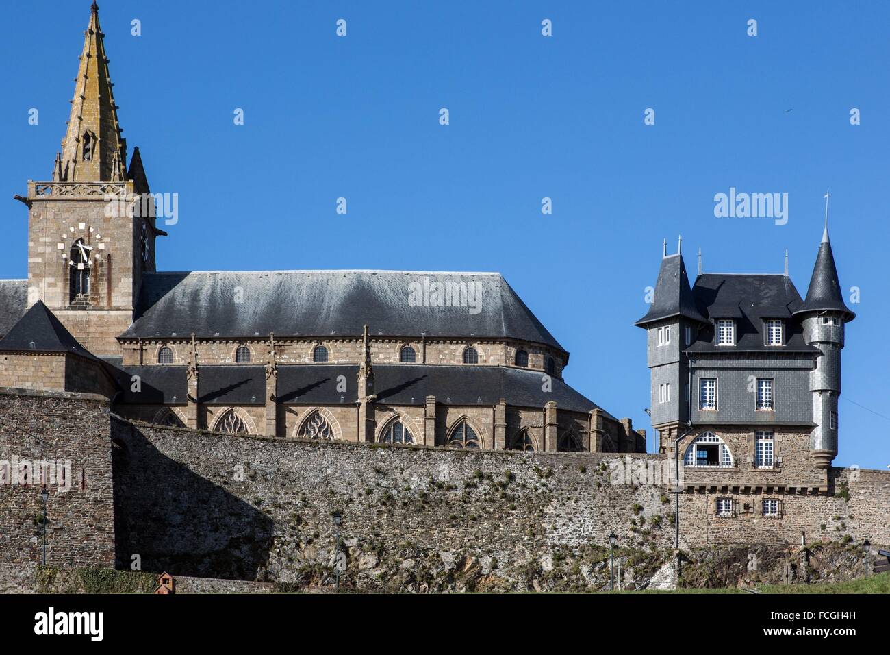 ILLUSTRATION OF GRANVILLE, MANCHE, FRANCE Stock Photo - Alamy