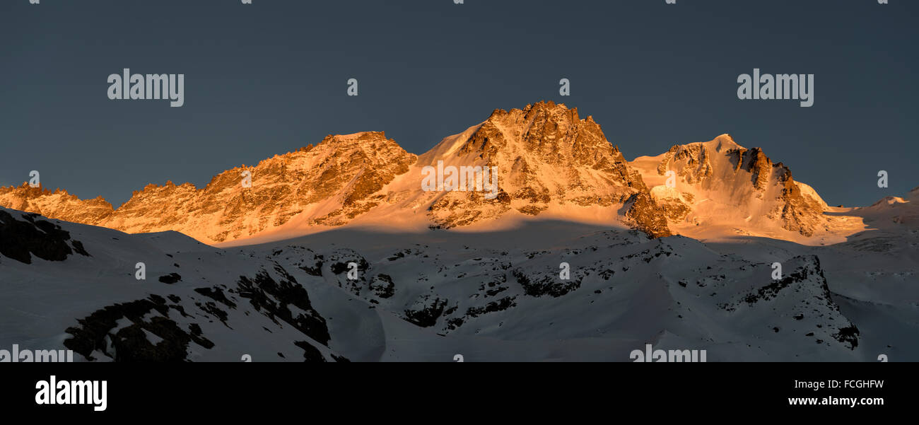 Italy Gran Paradiso mountainscape Stock Photo - Alamy