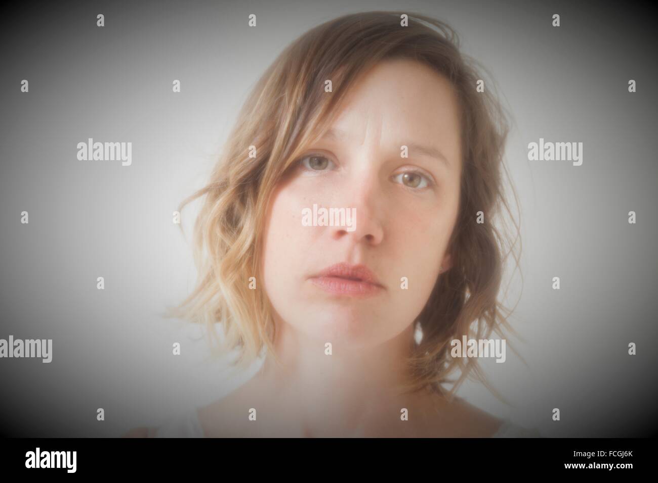 Woman scruffy hair hi-res stock photography and images - Alamy