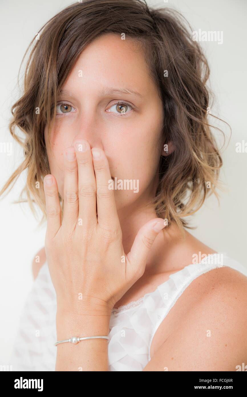 Woman looking scruffy hi-res stock photography and images - Alamy