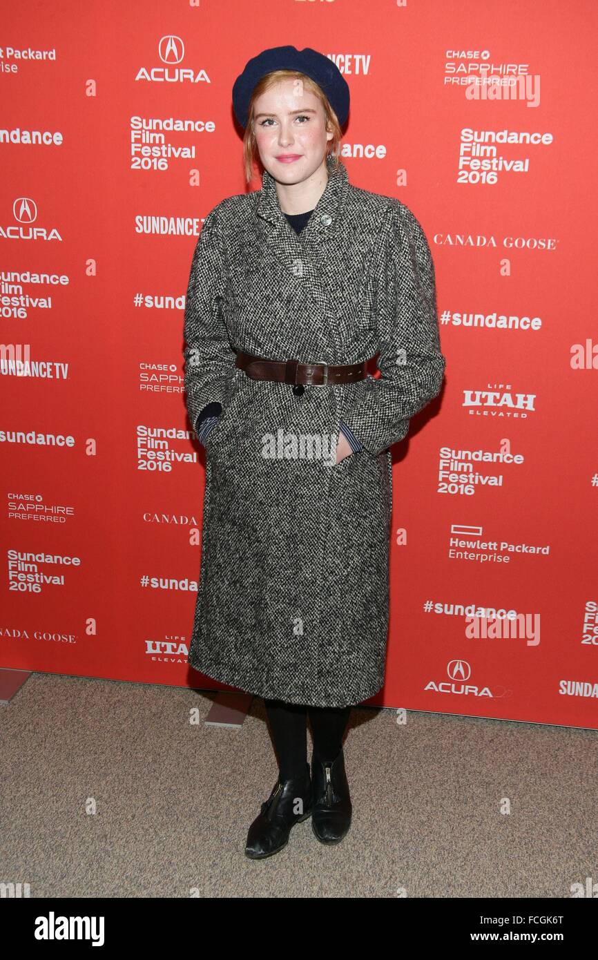 Park City, UT, USA. 22nd Jan, 2016. Carla Juri at arrivals for MORRIS ...