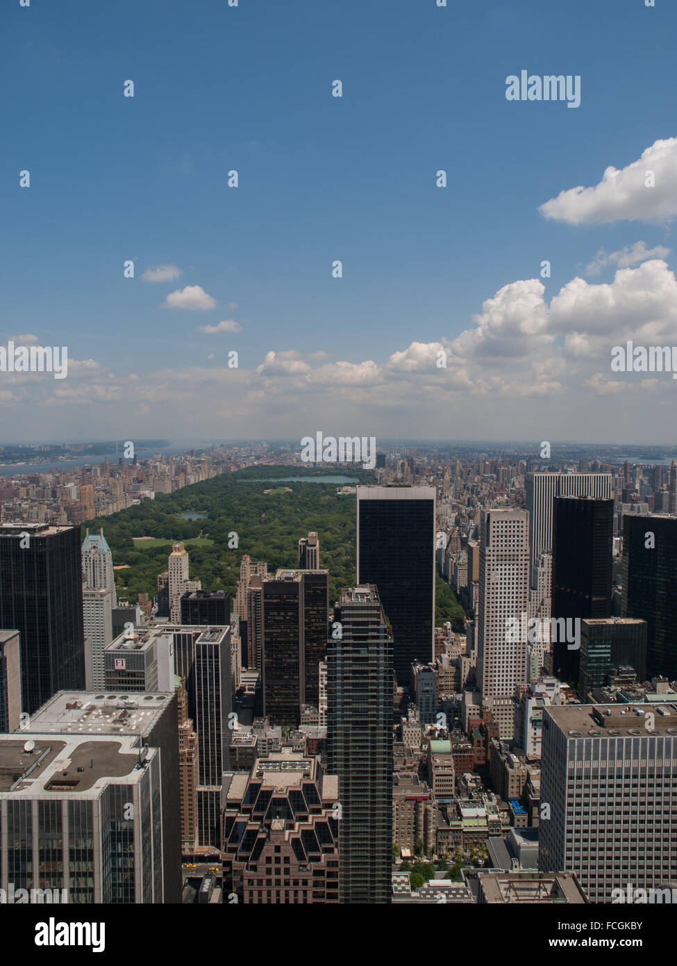 Aerial view rockefeller center new york hi-res stock photography and ...