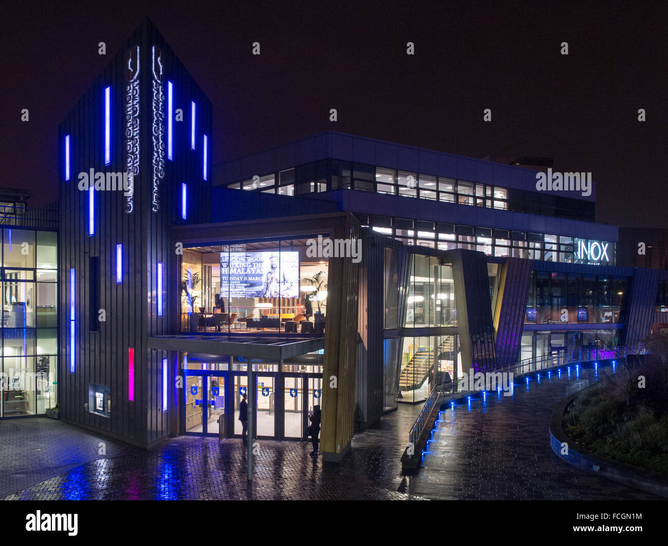 The Student Union building at Sheffield University on Western Bank in ...