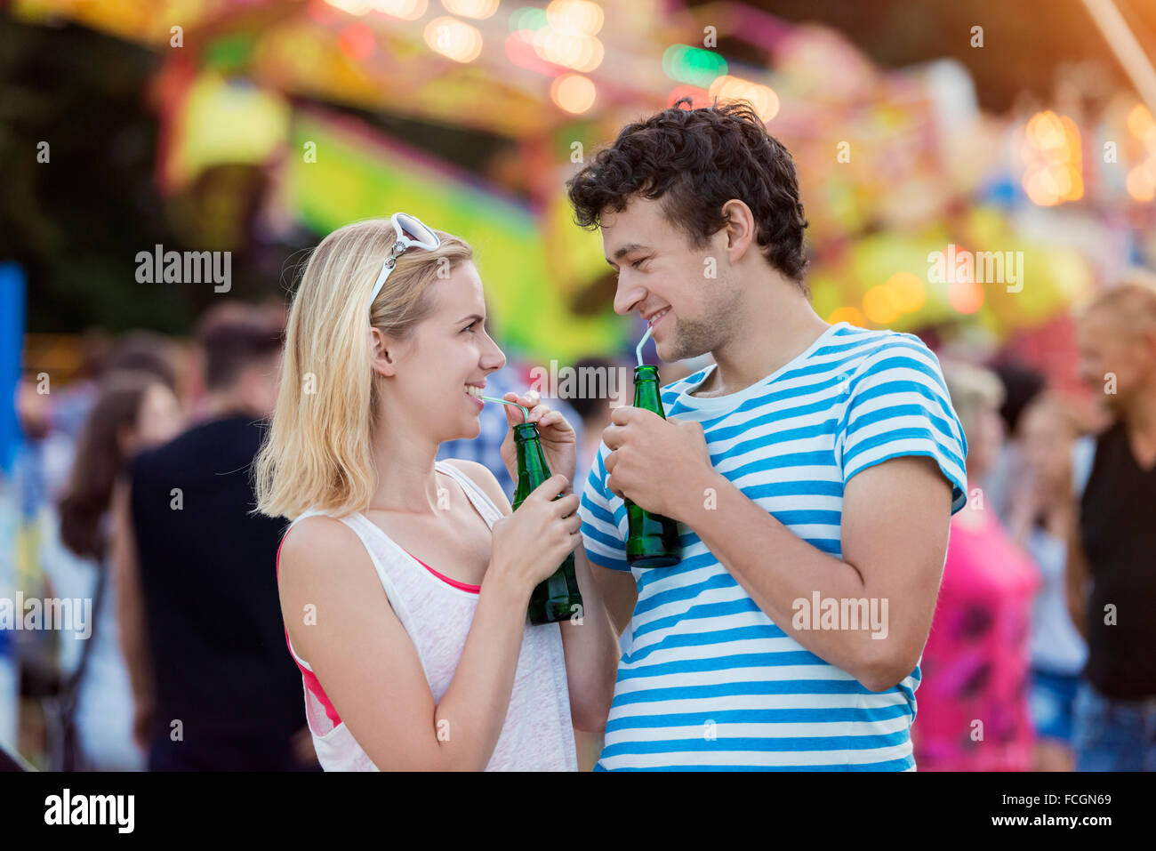 Adults drinking soft drinks hi-res stock photography and images - Alamy