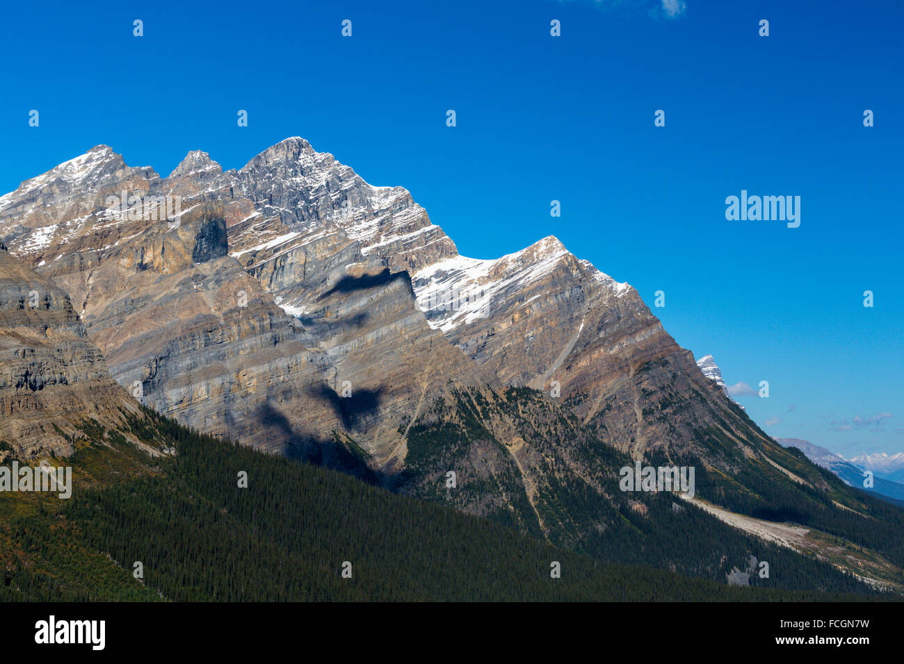 Peyto Lake, Mount Patterson, Banff Nationalpark, Alberta, Canada Stock ...